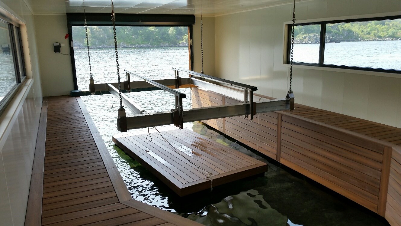 Boat House Lifts - Photo Gallery | ShoreStation®